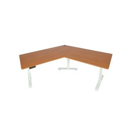 MCW Schreibtisch D40 120&deg;, Natur, wei&szlig; | Gr.: onesize