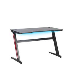 Beliani Gaming-Tisch DARFUR in Schwarz - (W) 120 x (H) 73 x (L) 60 cm | Gr.: onesize