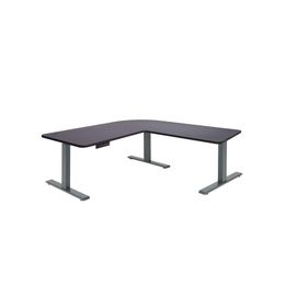 MCW Eck-Schreibtisch D40, Schwarz, anthrazit-grau | Gr.: onesize