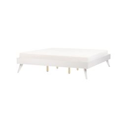 Beliani Doppelbett BERRIC in Wei&szlig; - (W) 187 x (H) 38 x (L) 202 cm | Gr.: onesize