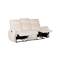 Beliani 3-Sitzer Sofa VERDAL in Wei&szlig; - (W) 180 x (H) 102 x (L) 73 cm | Gr.: onesize