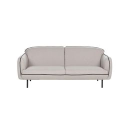 Beliani 3-Sitzer Sofa TONSBERG in Grau/Schwarz - (W) 198 x (H) 78 x (L) 85 cm | Gr.: onesize
