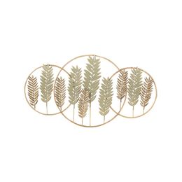 Beliani Wandobjekt COPERNICIUM in Gold/Gr&uuml;n - (W) 90 x (H) 50 x (L) 1 cm | Gr.: onesize