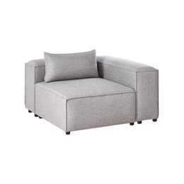 Beliani Sofaelement BRANDE in Grau - (W) 123 x (H) 70 x (L) 121 cm | Gr.: onesize