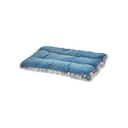 Beliani Tierbett ERGANI in Blau - (W) 60 x (H) 10 x (L) 45 cm | Gr.: onesize
