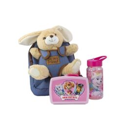 POS Nonbook - Pl&uuml;schrucksack Bob Bunny Girl mit Brotdose und Trinkflasche | Gr.: onesize