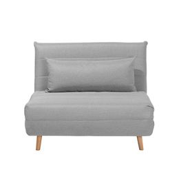 Beliani Einzelsofa SETTEN in Grau/Braun - (W) 104 x (H) 82 x (L) 90 cm | Gr.: onesize