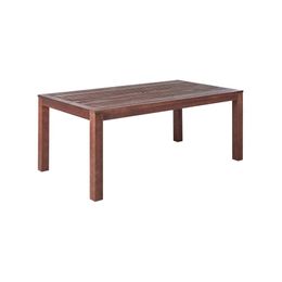 Beliani Gartentisch TUSCANIA in Braun - (W) 100 x (H) 74 x (L) 180 cm | Gr.: onesize