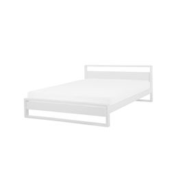 Beliani Doppelbett GIULIA in Wei&szlig; - (W) 185 x (H) 86 x (L) 213 cm | Gr.: onesize