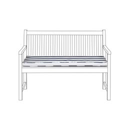 Beliani Auflagen VIVARA in Blau - (W) 112 x (H) 5 x (L) 54 cm | Gr.: onesize