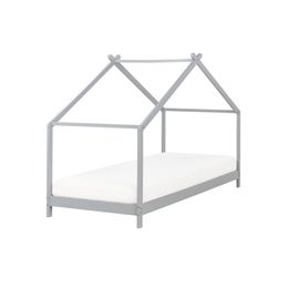 Beliani Kinderbett ORLU in Grau - (W) 94 x (H) 146 x (L) 207 cm | Gr.: onesize