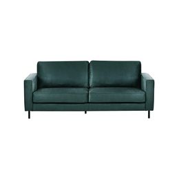 Beliani 3-Sitzer Sofa SAVALEN in Gr&uuml;n/Schwarz - (W) 204 x (H) 87 x (L) 91 cm | Gr.: onesize