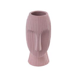 Beliani Blumenvase PALLINI in Rosa - (W) 10 x (H) 24 x (L) 10 cm | Gr.: onesize