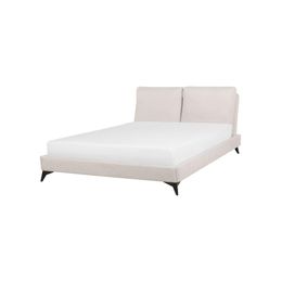 Beliani Doppelbett MELLE in Beige - (W) 175 x (H) 98 x (L) 240 cm | Gr.: onesize