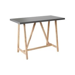 Beliani Gartentisch TALAMONE in Braun/Grau - (W) 70 x (H) 100 x (L) 140 cm | Gr.: onesize