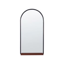 Beliani Wandspiegel DOMME in Schwarz/Kupfer - (W) 40 x (H) 67 x (L) 2 cm | Gr.: onesize