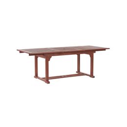 Beliani Gartentisch TOSCANA in Braun - (W) 90 x (H) 74 x (L) 160 cm | Gr.: onesize