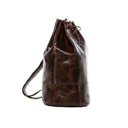 SID & VAIN SID & VAIN Leder-Seesack echt Leder Seesack Reisetasche Sporttasche groß braun in braun | Gr.: onesize