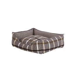 Beliani Tierbett HOZAT in Braun/Grau - (W) 50 x (H) 15 x (L) 50 cm | Gr.: onesize