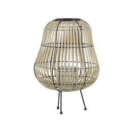 Beliani Laterne BERKNER in Braun/Schwarz - (W) 31 x (H) 44 x (L) 31 cm | Gr.: onesize