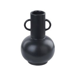 Beliani Blumenvase PEREA in Schwarz - (W) 14 x (H) 26 x (L) 14 cm | Gr.: onesize