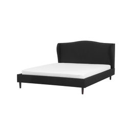 Beliani Doppelbett COLMAR in Schwarz/Braun - (W) 192 x (H) 107 x (L) 215 cm | Gr.: onesize