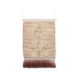 Beliani Wandbehang SABO in Beige/Rot/Gold - (W) 43 x (H) 75 x (L) 1 cm | Gr.: onesize