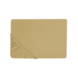 Beliani Bettlaken JANBU in Gr&uuml;n - (W) 160 x (H) 30 x (L) 200 cm | Gr.: onesize