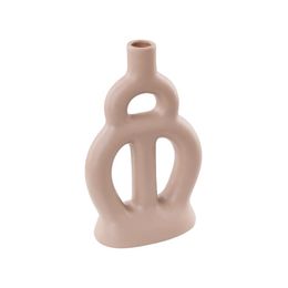 Beliani Blumenvase KOZANI in Beige - (W) 17 x (H) 28 x (L) 9 cm | Gr.: onesize