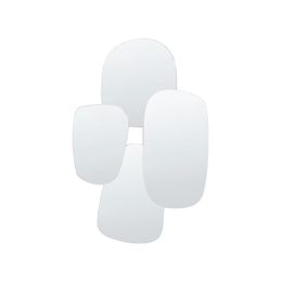 Beliani Wandspiegel VOUZON in Silber/Schwarz - (W) 80 x (H) 120 x (L) 2 cm | Gr.: onesize