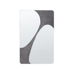 Beliani Wandspiegel ORMES in Grau - (W) 70 x (H) 110 x (L) 2 cm | Gr.: onesize