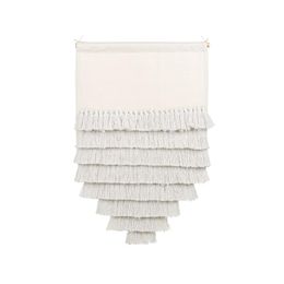 Beliani Wandbehang THUL in Wei&szlig; - (W) 60 x (H) 107 x (L) 1 cm | Gr.: onesize