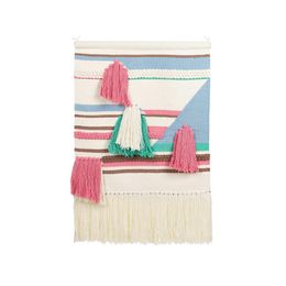 Beliani Wandbehang MOOLA in Beige/Rosa/Blau - (W) 60 x (H) 109 x (L) 1 cm | Gr.: onesize