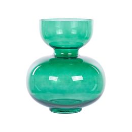 Beliani Blumenvase PALAIA in Gr&uuml;n - (W) 23 x (H) 27 x (L) 23 cm | Gr.: onesize