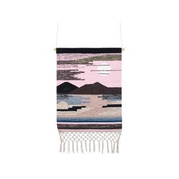 Beliani Wandbehang SADDA in Bunt/Rosa/Schwarz - (W) 50 x (H) 80 x (L) 1 cm | Gr.: onesize
