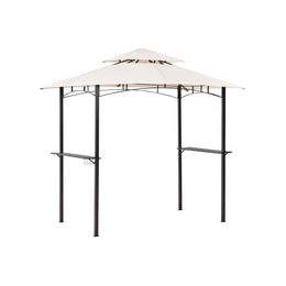 Beliani Pavillon NARO in Beige/Schwarz - (W) 240 x (H) 245 x (L) 148 cm | Gr.: onesize