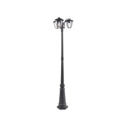 Beliani Au&szlig;enlaterne LEMRO in Schwarz - (W) 52 x (H) 199 x (L) 26 cm | Gr.: onesize