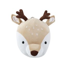 Beliani Wandobjekt BAMBI in Beige/Wei&szlig;/Braun - (W) 23 x (H) 30 x (L) 10 cm | Gr.: onesize