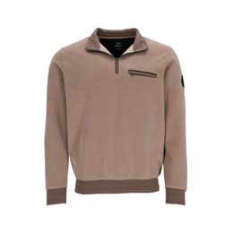 Hajo Sweatshirt 'Thermocord' male Brown size 54