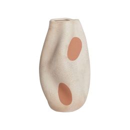 Beliani Blumenvase BATOIDEA in Beige/Braun - (W) 16 x (H) 25 x (L) 16 cm | Gr.: onesize