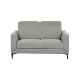 Beliani 2-Sitzer Sofa FENES in Grau/Schwarz - (W) 142 x (H) 90 x (L) 75 cm | Gr.: onesize