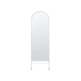 Beliani Wandspiegel JARNAGES in Wei&szlig; - (W) 45 x (H) 145 x (L) 3 cm | Gr.: onesize
