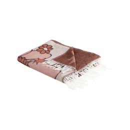 Beliani Kuscheldecke DARAU in Bunt/Braun/Beige - (W) 130 x (H) 1 x (L) 170 cm | Gr.: onesize