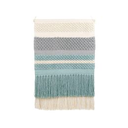 Beliani Wandbehang PARIKO in Bunt/Blau/Grau - (W) 60 x (H) 105 x (L) 1 cm | Gr.: onesize