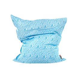 Beliani Sitzsackbezug FUZZY in Blau - (W) 180 x (L) 140 cm | Gr.: onesize