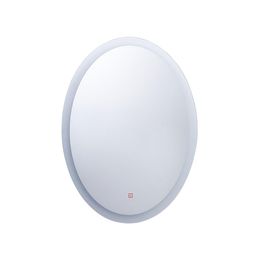 Beliani Badezimmerspiegel VIRIAT in Silber - (W) 60 x (H) 80 x (L) 3 cm | Gr.: onesize