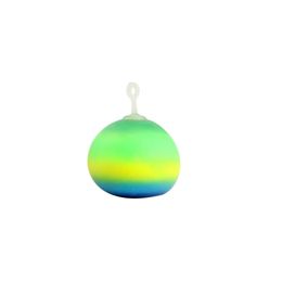 Toi-Toys Pufferball Squeeze Regenbogenfarben in grün | Gr.: onesize