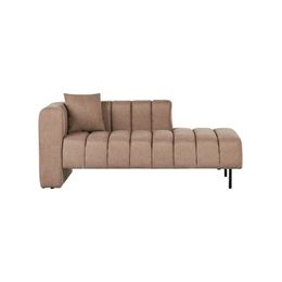Beliani Chaiselongue LANNILS in Braun/Schwarz - (W) 173 x (H) 73 x (L) 79 cm | Gr.: onesize
