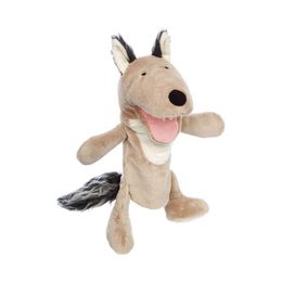Sigikid Handspielpuppe Wolf Plüschfigur fürs Puppenspiel in beige | Gr.: onesize