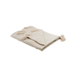 Beliani Kuscheldecke GUNA in Beige - (W) 130 x (H) 1 x (L) 180 cm | Gr.: onesize